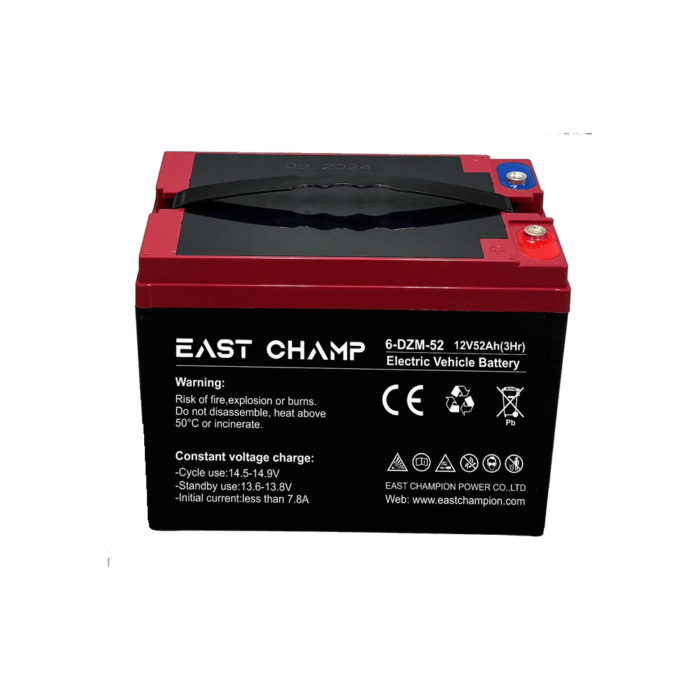 E-Bike battery 12V52AH | Lead acid battery | EAST CHAMP